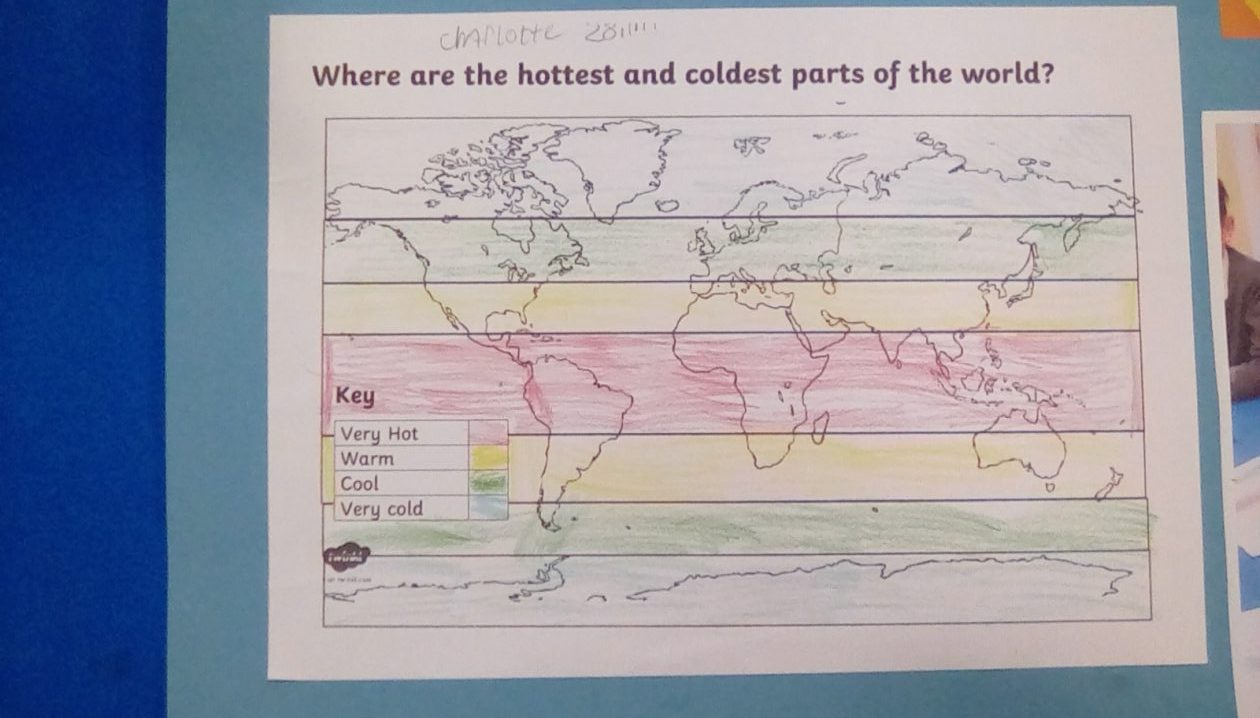 Hot and Cold Parts of the World – Kirkhill Primary (P3c.1 & P3c.2)