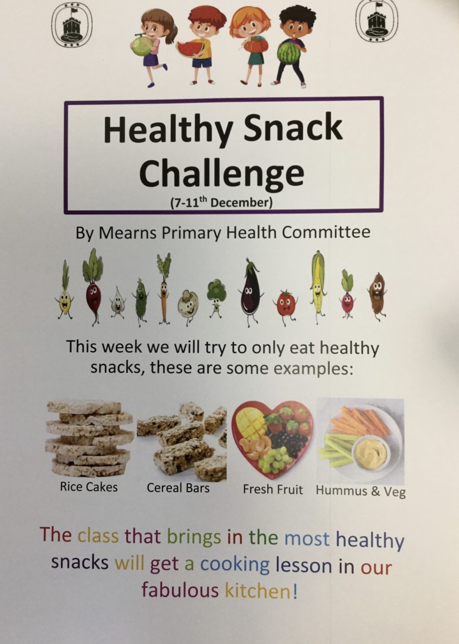 Healthy Snack Week | P4.13 Blog 2023/24
