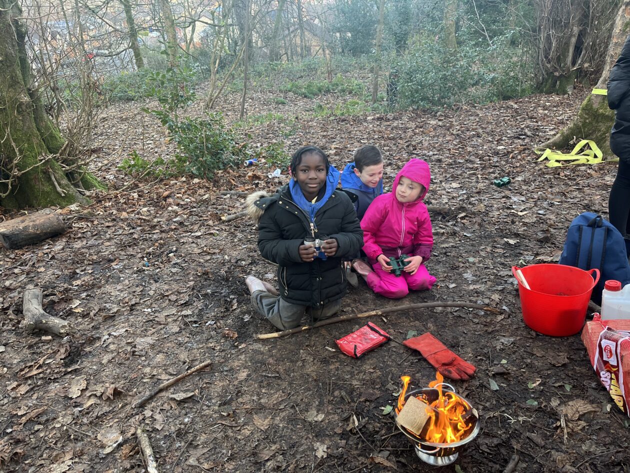 Making our mark in forest school ! | P4b 24/25