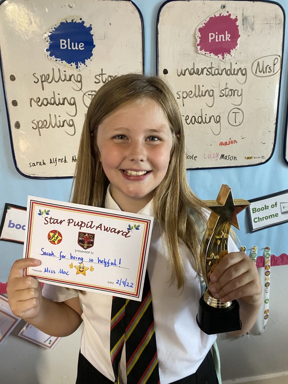 Student of the Week – Sarah!