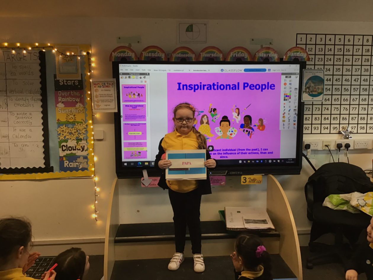 Some more of our AMAZING Inspirational People Presentations