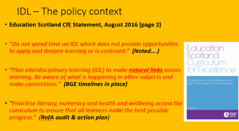 Interdisciplinary Learning – IDL Central