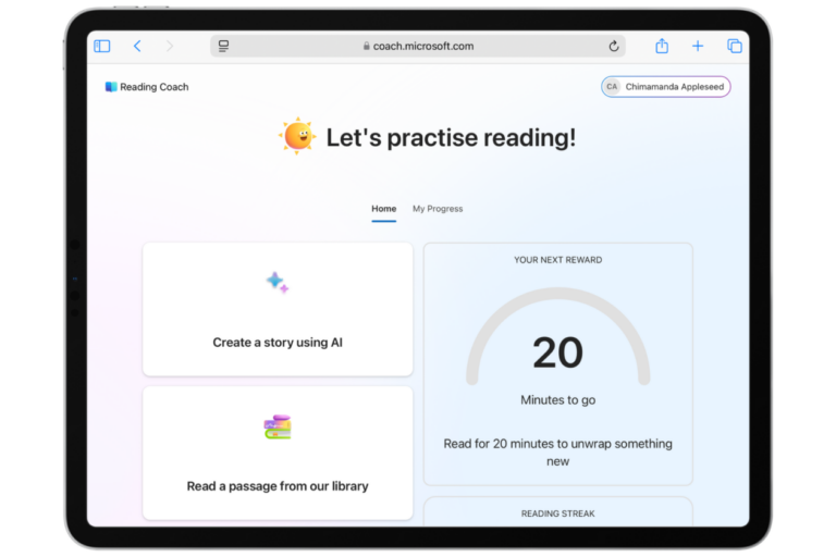 Microsoft Reading Coach: Get Started – DigiLearnFalk