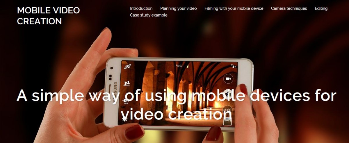 Using a smartphone to create a video – Mobile Devices in Falkirk Education