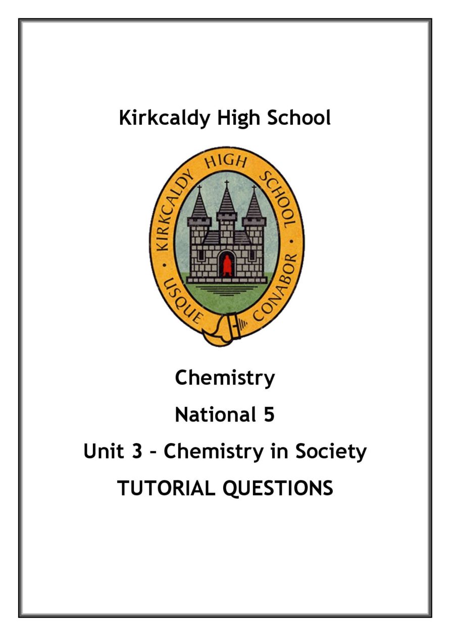 National 5 Chemistry national-5-chemistry