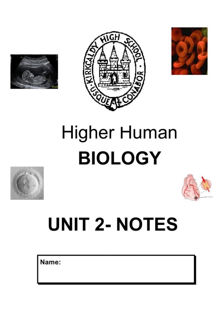 Higher Human Biology