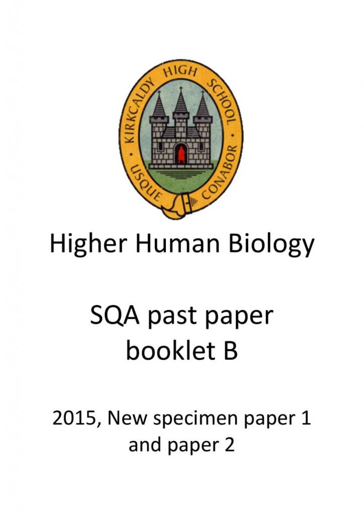 Higher Human Biology Higher Human Biology