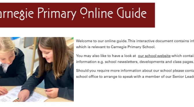Our School | Carnegie Primary School, Dunfermline