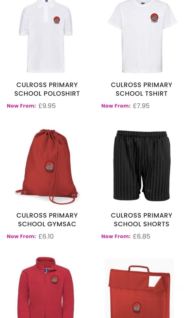 School Uniform | Culross Primary School