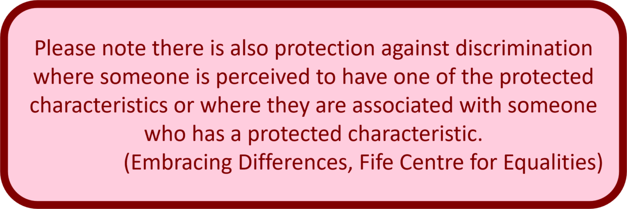 Protected Characteristics – Fife Education Equalities and Diversity Toolkit