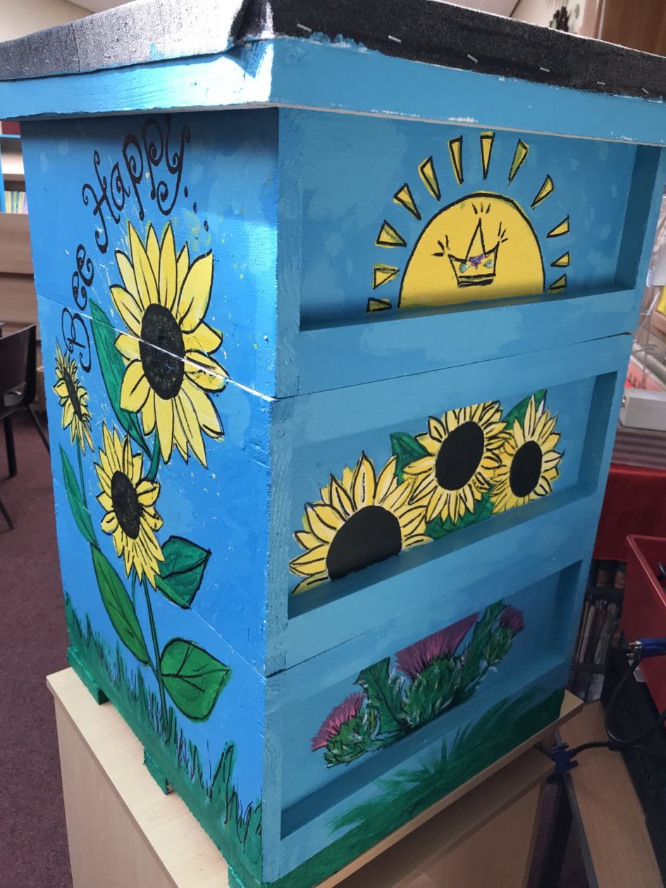 Beehive for Main’s Apiary | Hill of Beath Primary School