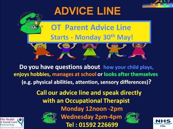 Occupational Therapy – Parent Advice Line | Lynburn Primary School