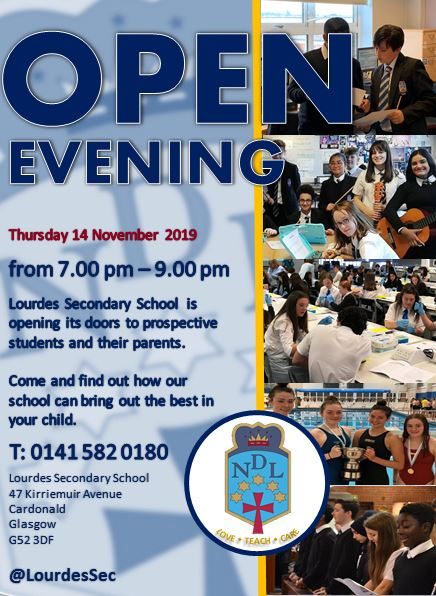 P7 Open Evening Parental Feedback | Lourdes Secondary School