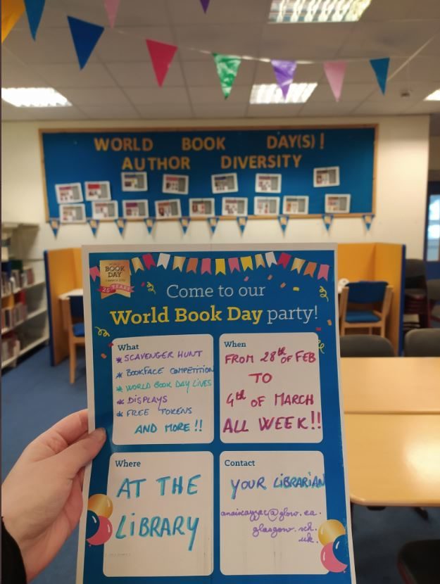 World book day(s)! at St Mungo’s library | Glasgow School Libraries