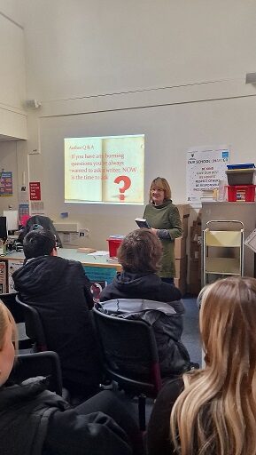 Alex Nye visits Knightswood | Glasgow School Libraries