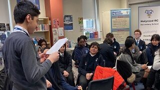 Special guests at Holyrood | Glasgow School Libraries
