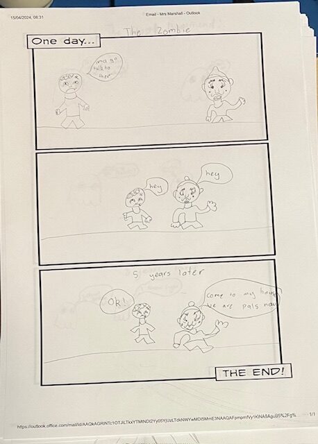 Drawing with a difference at Lochend | Glasgow School Libraries