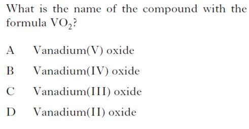 Exercise N5 S3_5B Chemical Formulae – S3 Chemistry Consolidation