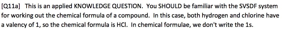 Exercise N5 S3_5B Chemical Formulae – S3 Chemistry Consolidation