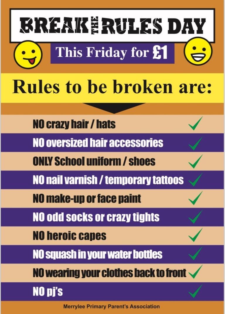 Break the Rules day | Merrylee Primary School