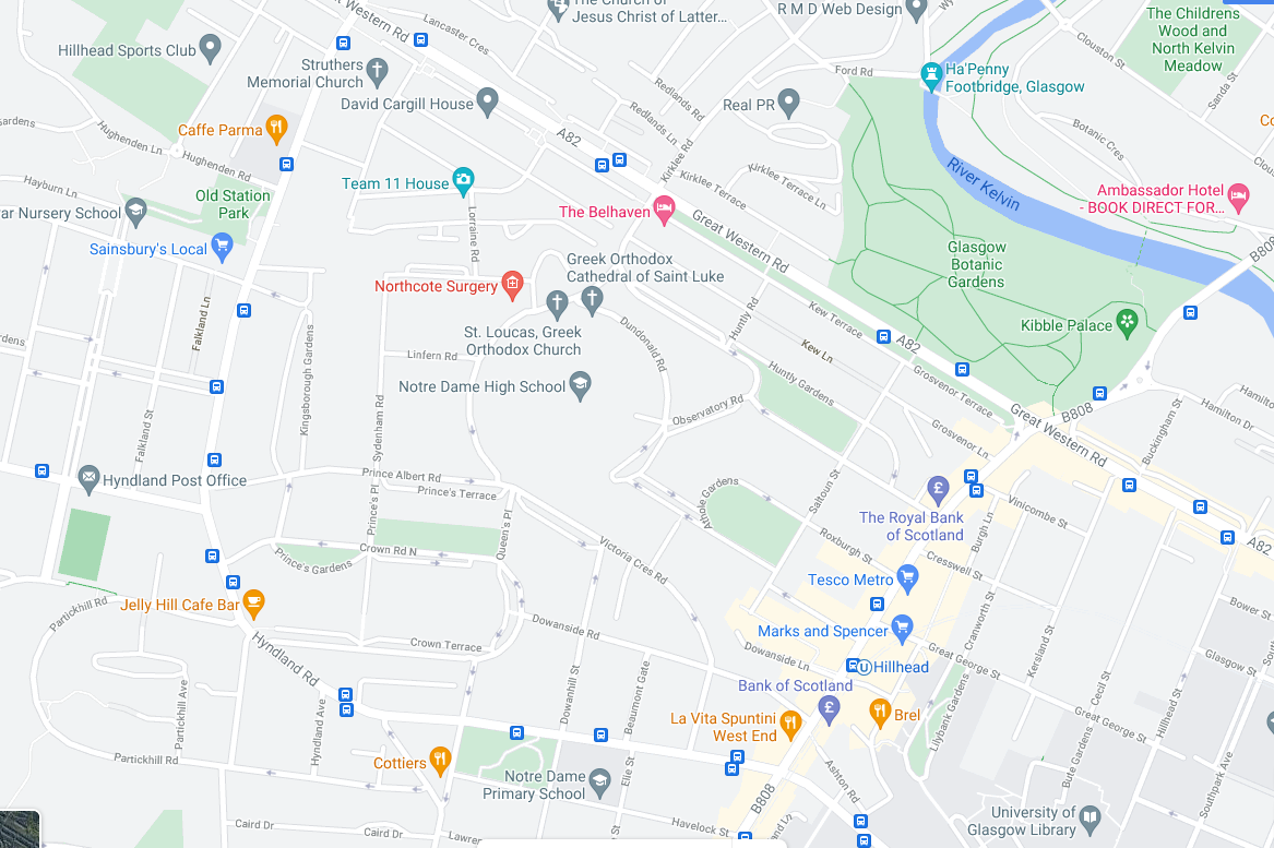 Map 1 – Notre Dame High School