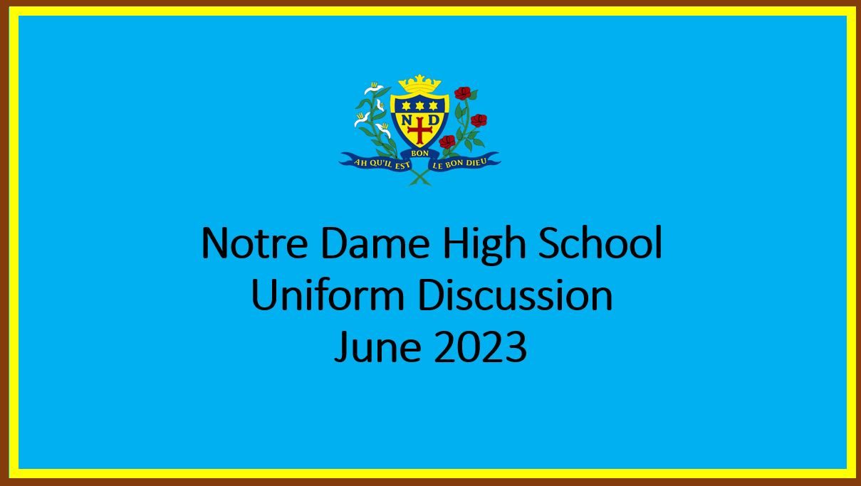 Notre Dame High School – Official Site of Notre Dame High School (Glasgow)