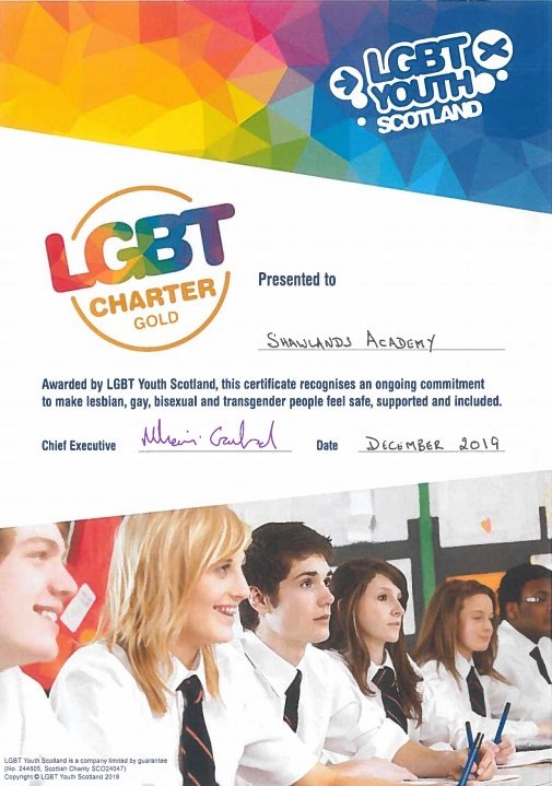 LGBT Charter | Shawlands Academy
