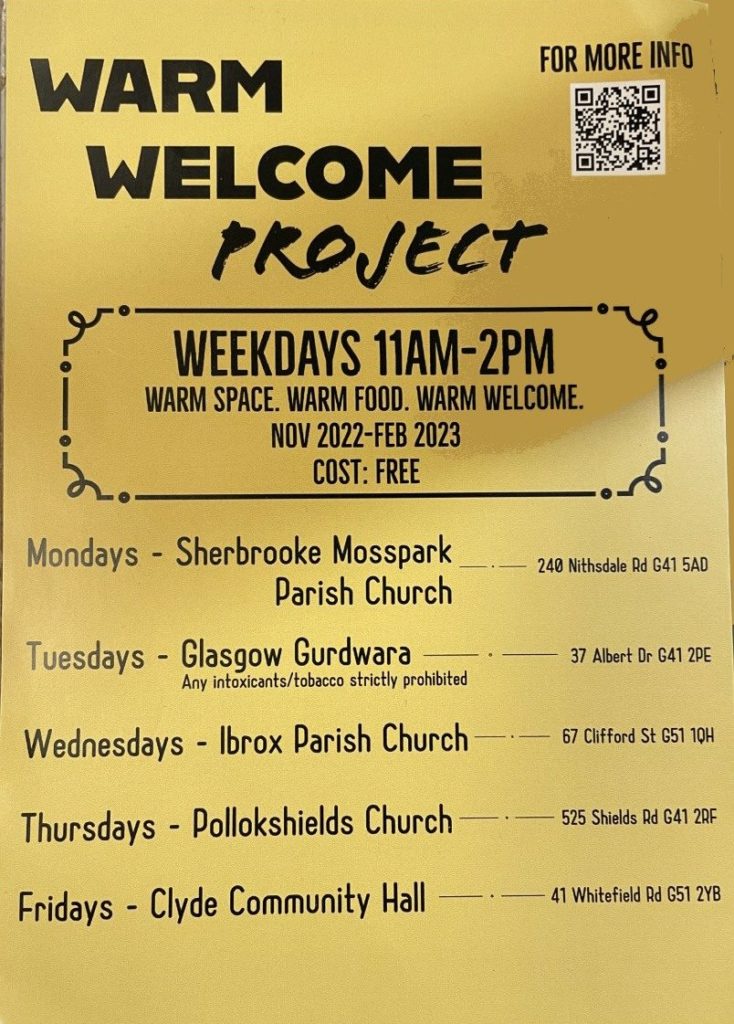 Warm Welcome Project | St Saviour's RC Primary School