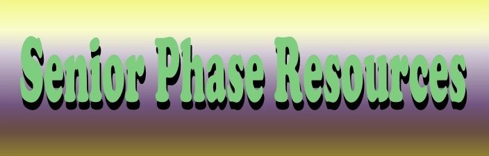 Senior Phase Resources | Shawlands Academy