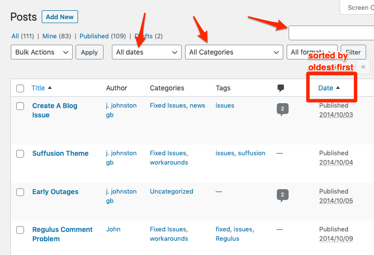 Reclaiming Space on your blog. | Glow Blog Help