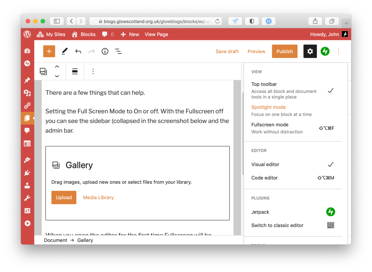 Basic Settings & Usage – Blocks