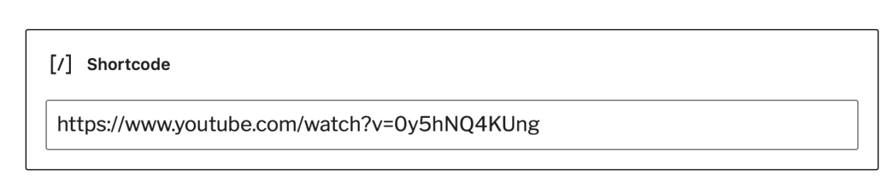 shortcode – Blocks