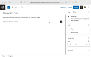Distraction Free – Blocks