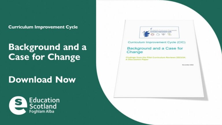 Curriculum Improvement Cycle – Education Scotland