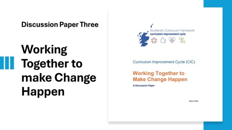 Curriculum Improvement Cycle – Education Scotland
