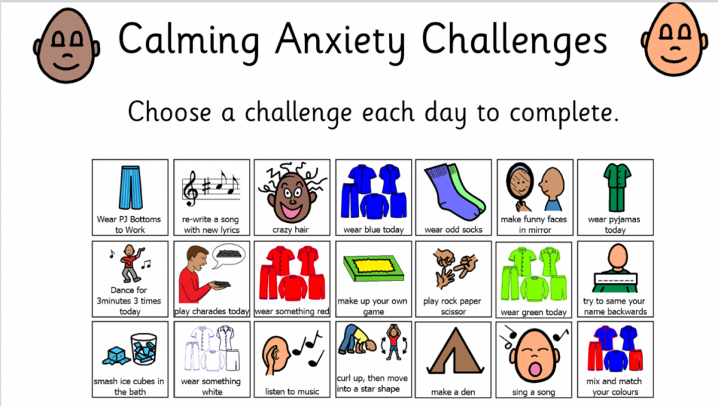 Calming Anxiety Challenges