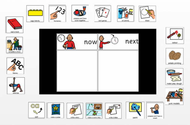 Interactive first and then board