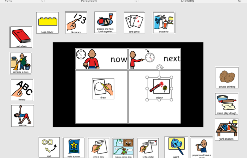 Interactive first and then board