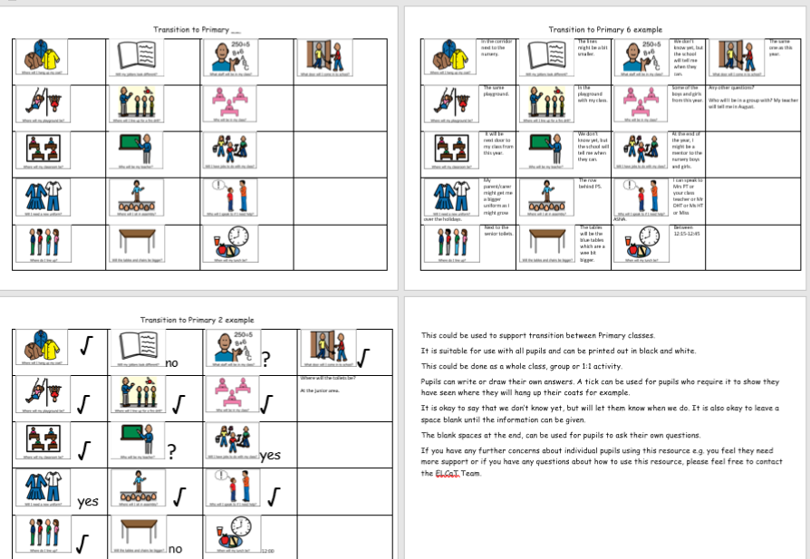 Primary to Primary Transitions
