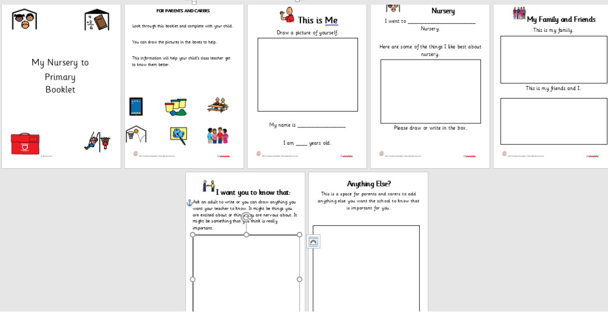 Nursery to Primary Transition