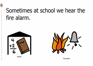 fire drill visual for class