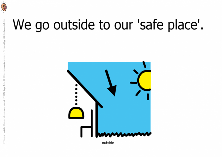 fire drill visual for class