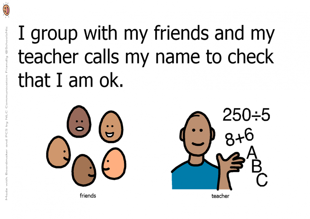 fire drill visual for class