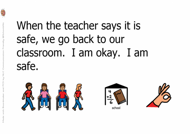 fire drill visual for class