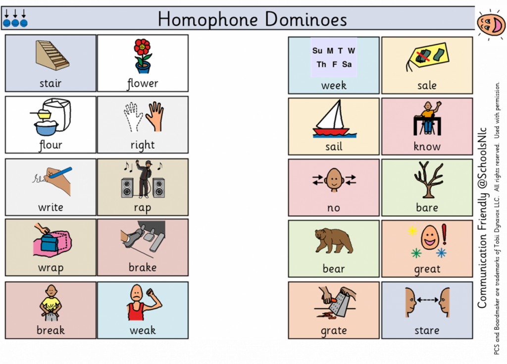 Homophones