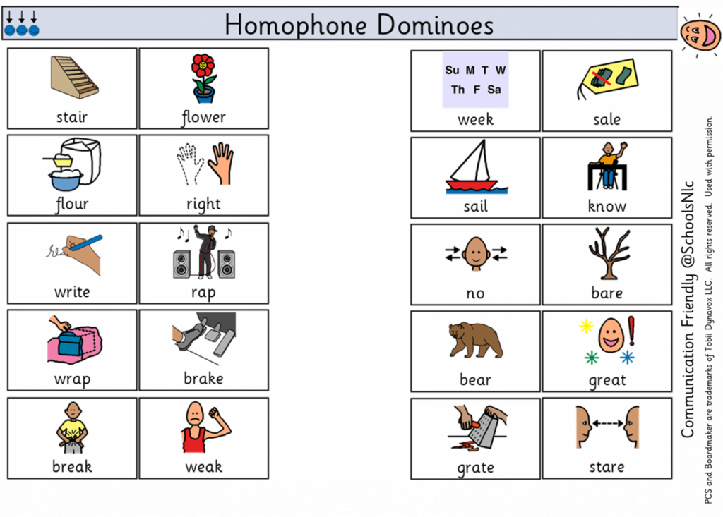 Homophones