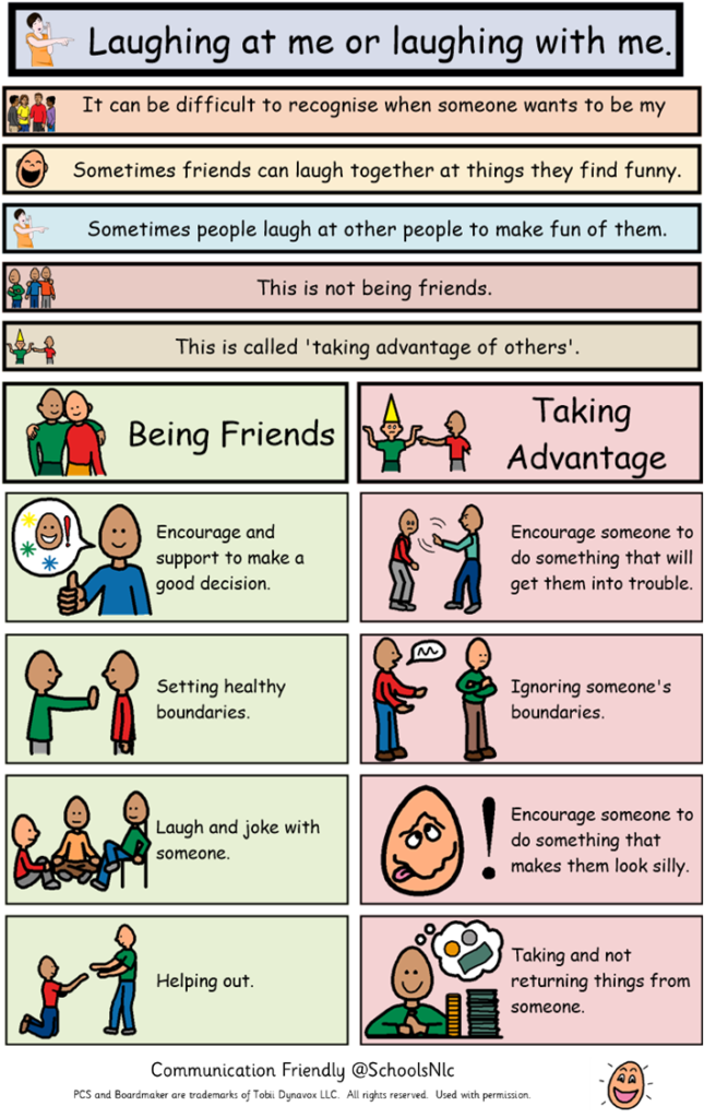 Friends versus Taking Advantage