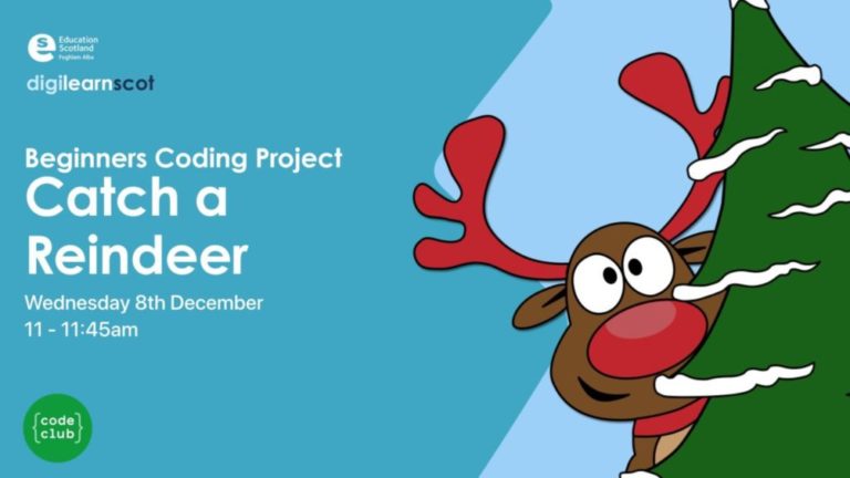 08 December 1100-1200, Code Along for Christmas – Catch a Reindeer ...