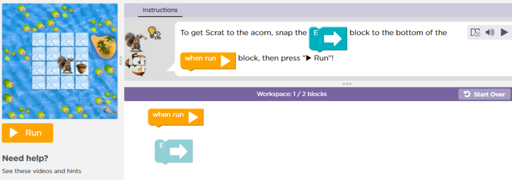 Quick Wins for Maths: code.org – DigiLearn