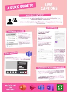 Microsoft Accessibility Tools Quick Guide Posters for Learners by ...